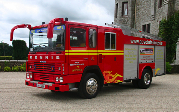Fire Engine Limo Hire - Fire Engine Limousine Hire for Prom and Wedding